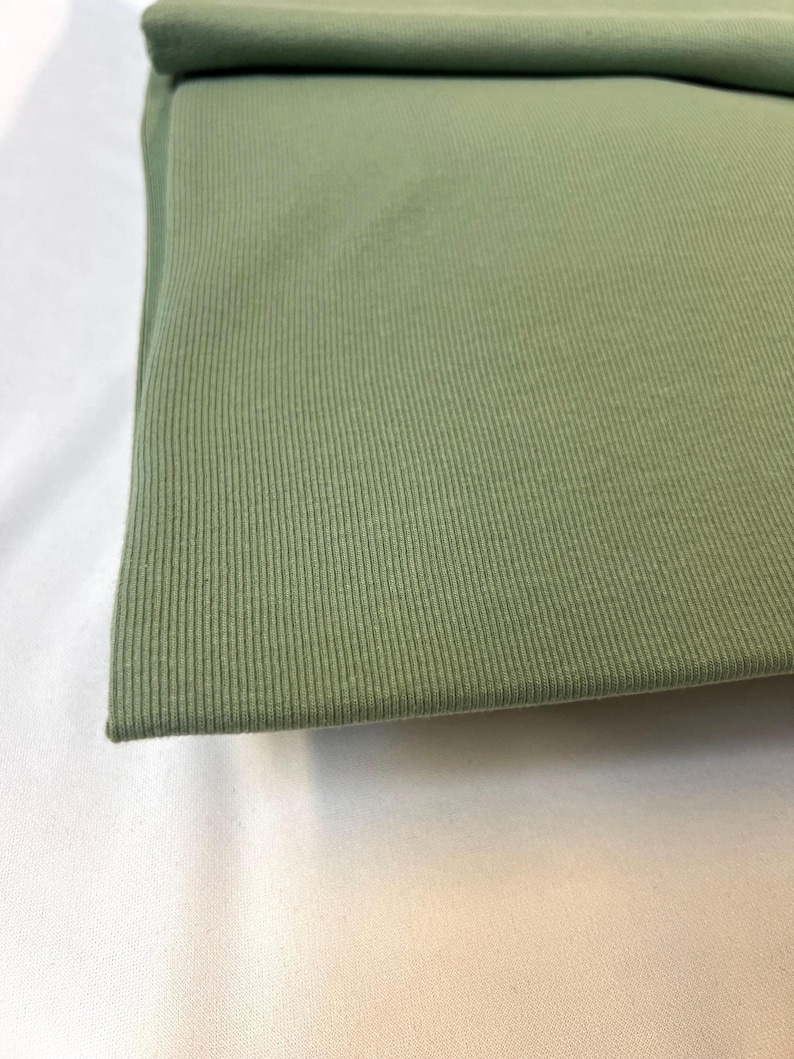 Cotton Jersey Fabric Ribbing, 2x2 Stretch Rib Knit Cuffing Waistband ...