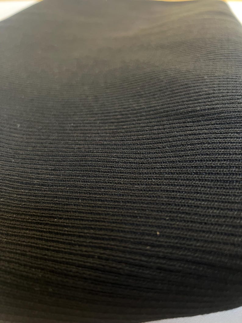 Heavy Chunky Fat Stretch Knit Ribbing Trim Fabric, Cotton Polyester ...