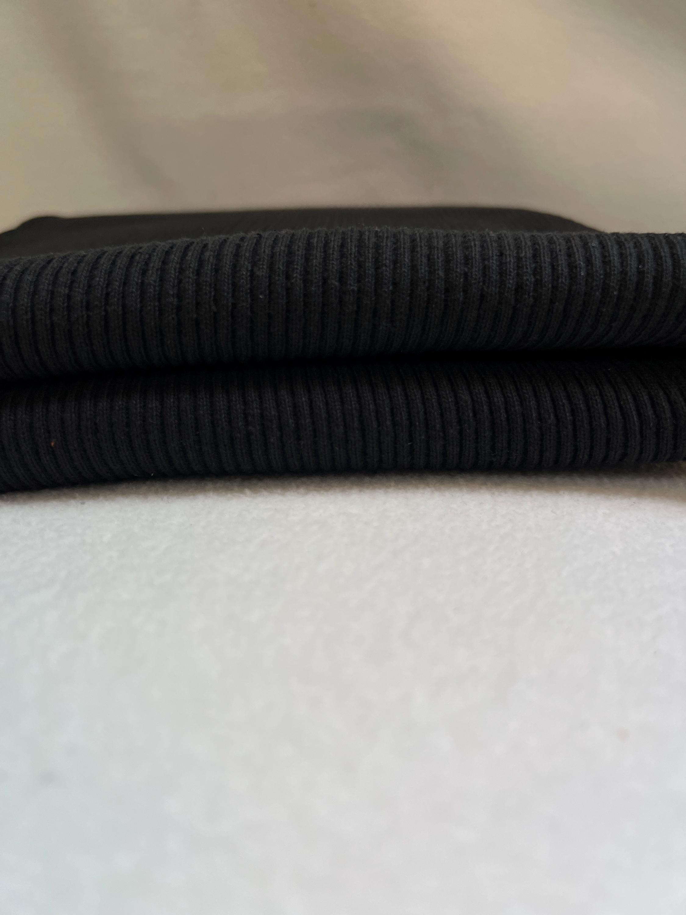 Cotton Chunky Fat Knit Luxury Rib 2 X 2 - Heavyweight Ribbing Cuffs ...