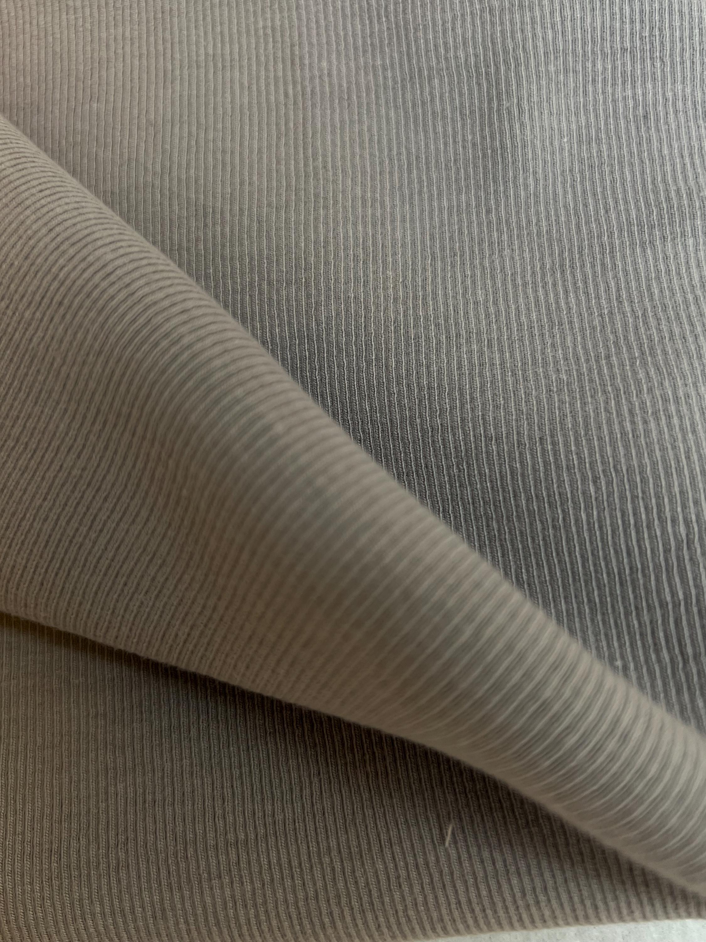 Cotton Jersey Knit Rib Fabric - 2 X 1 Luxury Ribbed Cuffing Stretch ...