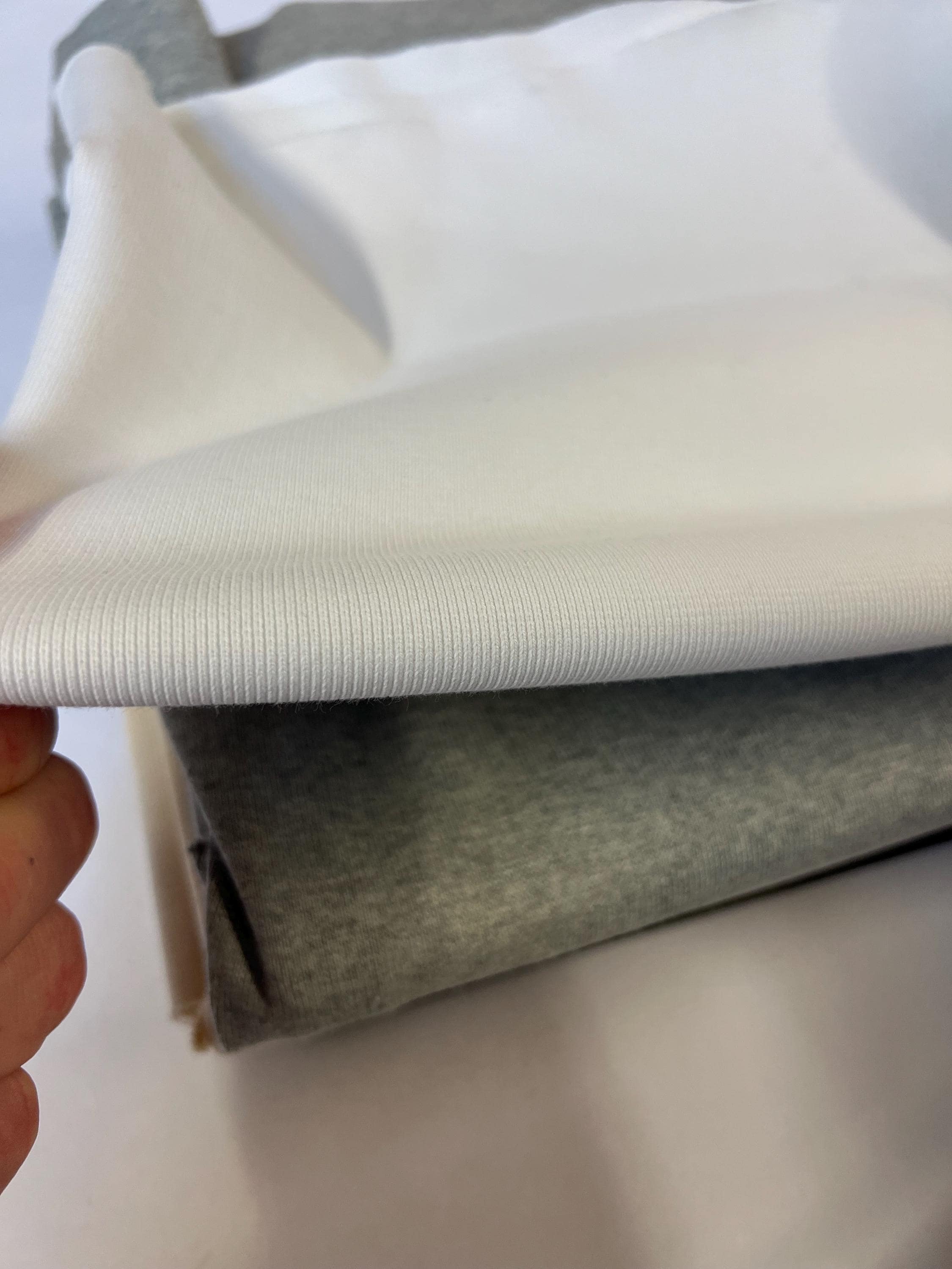 Cotton Rib Knit Fabric , Heavy Thick Jersey Ribbing Cuffs Collars ...