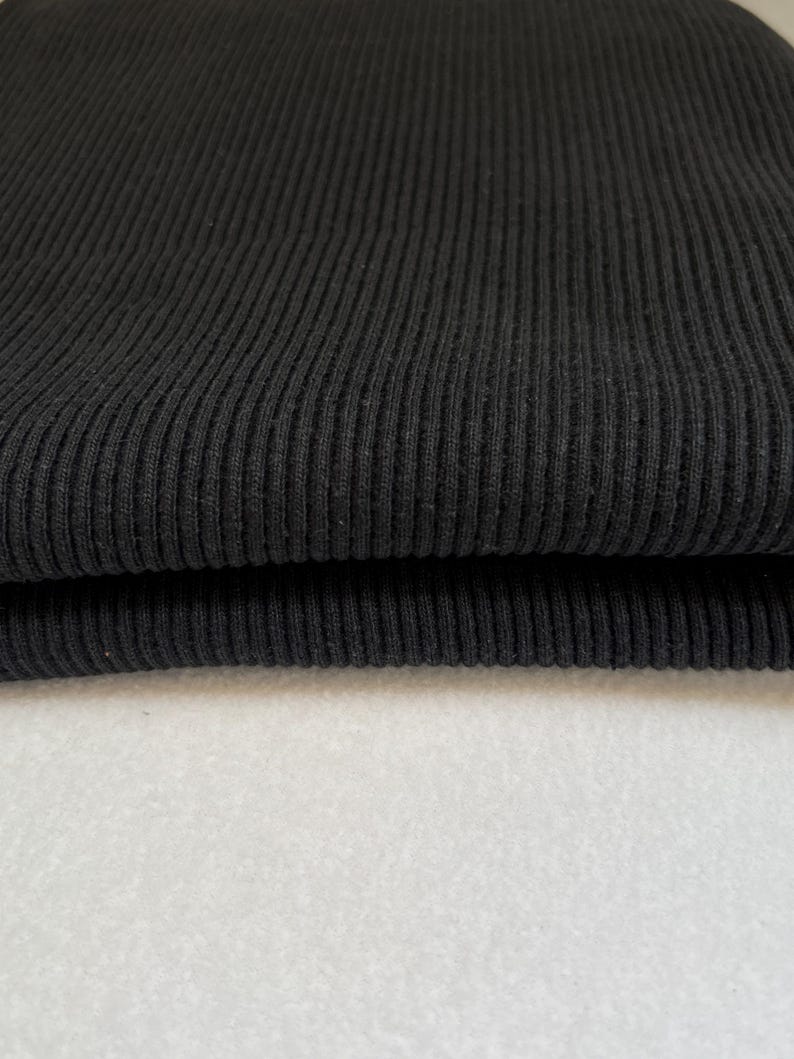 Cotton Chunky Fat Knit Luxury Rib 2 X 2 - Heavyweight Ribbing Cuffs ...