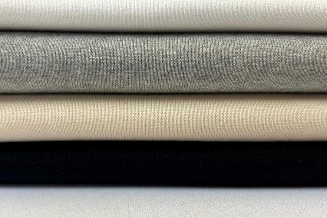 Cotton Rib Knit Fabric , Heavy Thick Jersey Ribbing Cuffs Collars ...