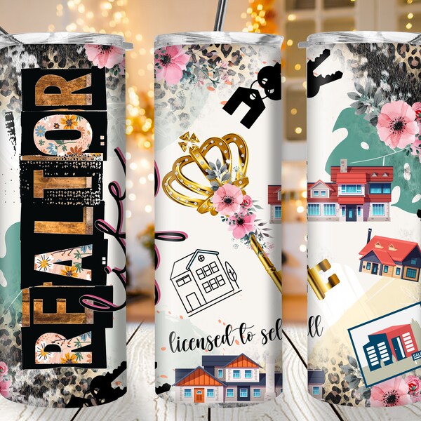 Realtor Tumbler - Etsy