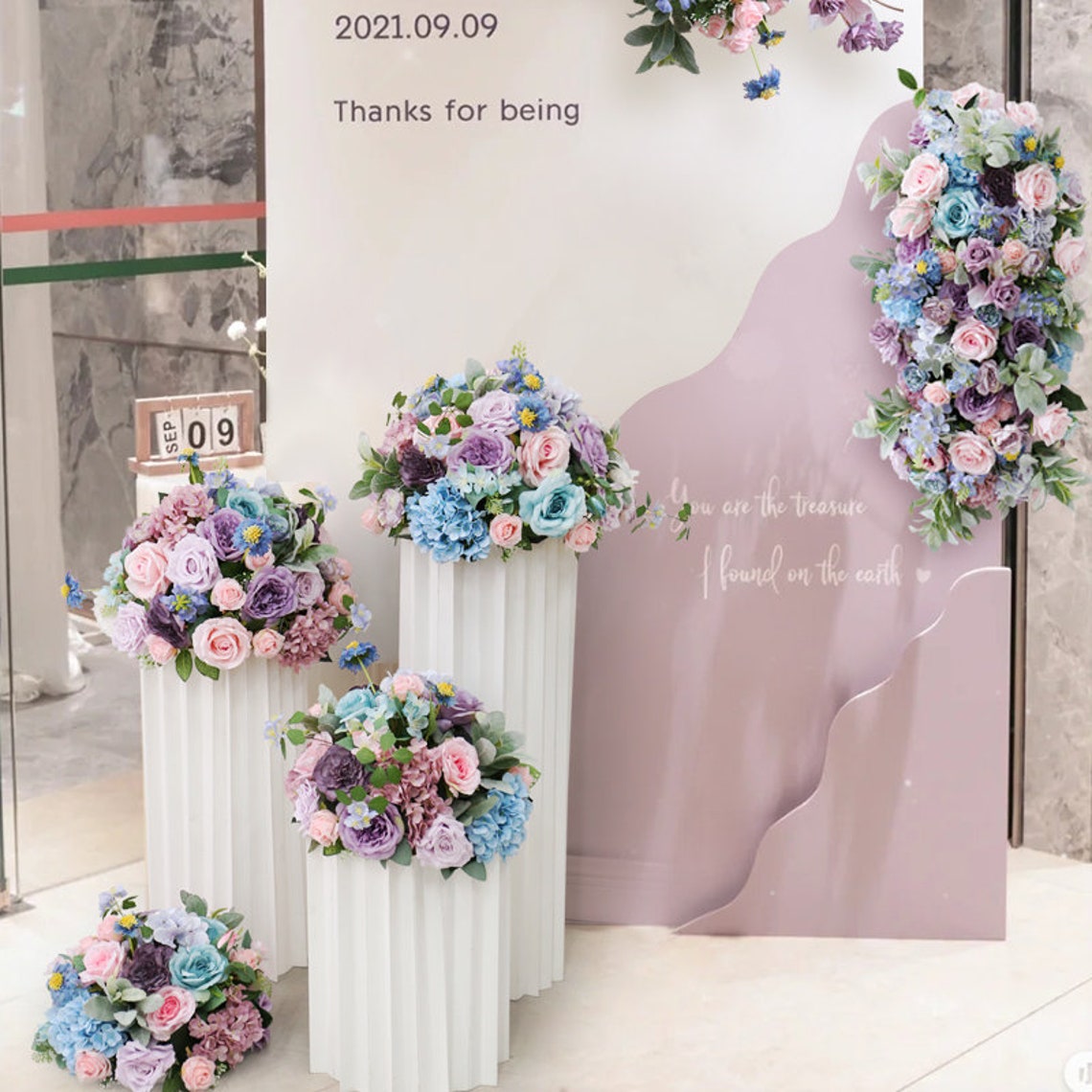 Floral Arch Arrangement Wedding Archway Flower Wedding - Etsy