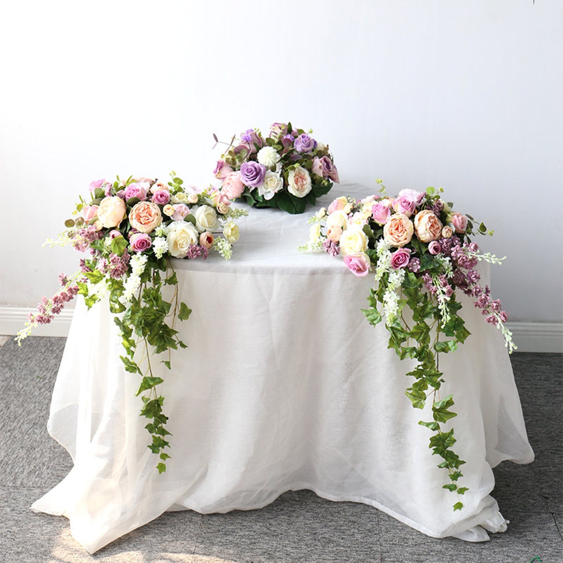 Fake Flowers Wedding Table Decoration Wedding Centerpiece Bridal Shower ...
