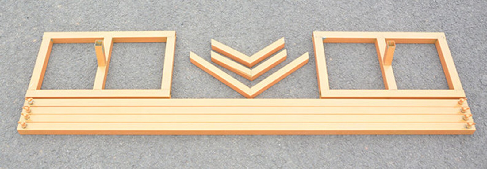 8.2x8.2 Ft Gold Arch Stand Wedding Backdrop Flower Stand Metal - Etsy