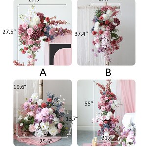 Artificial Flower Arch Wedding Arch Flowers and Arrangements Floral ...