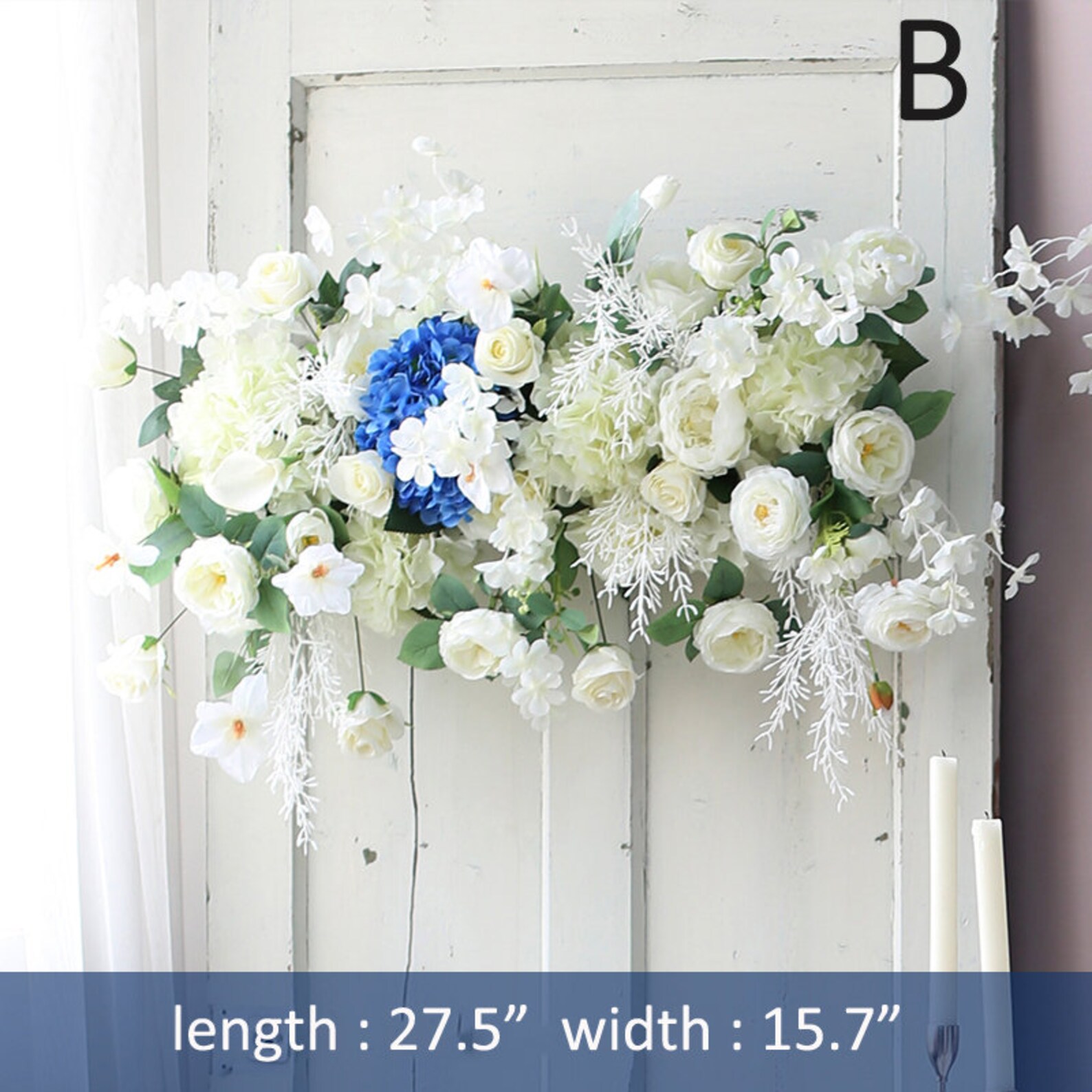 Circle Wedding Arch Flowers Wedding Corner Swag Wedding - Etsy