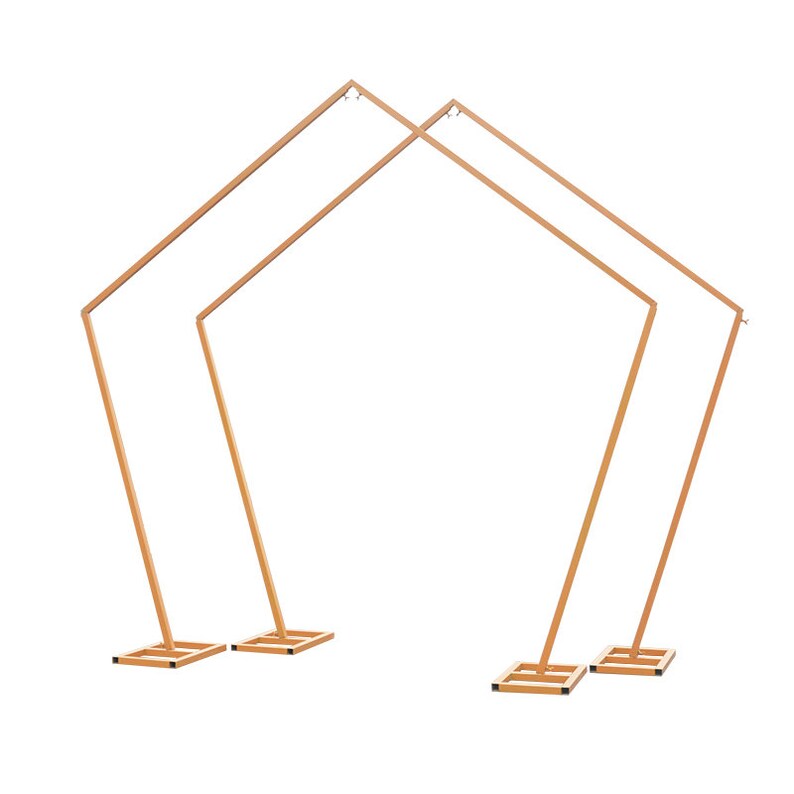 8.2x8.2 Ft Gold Arch Stand Wedding Backdrop Flower Stand Metal - Etsy