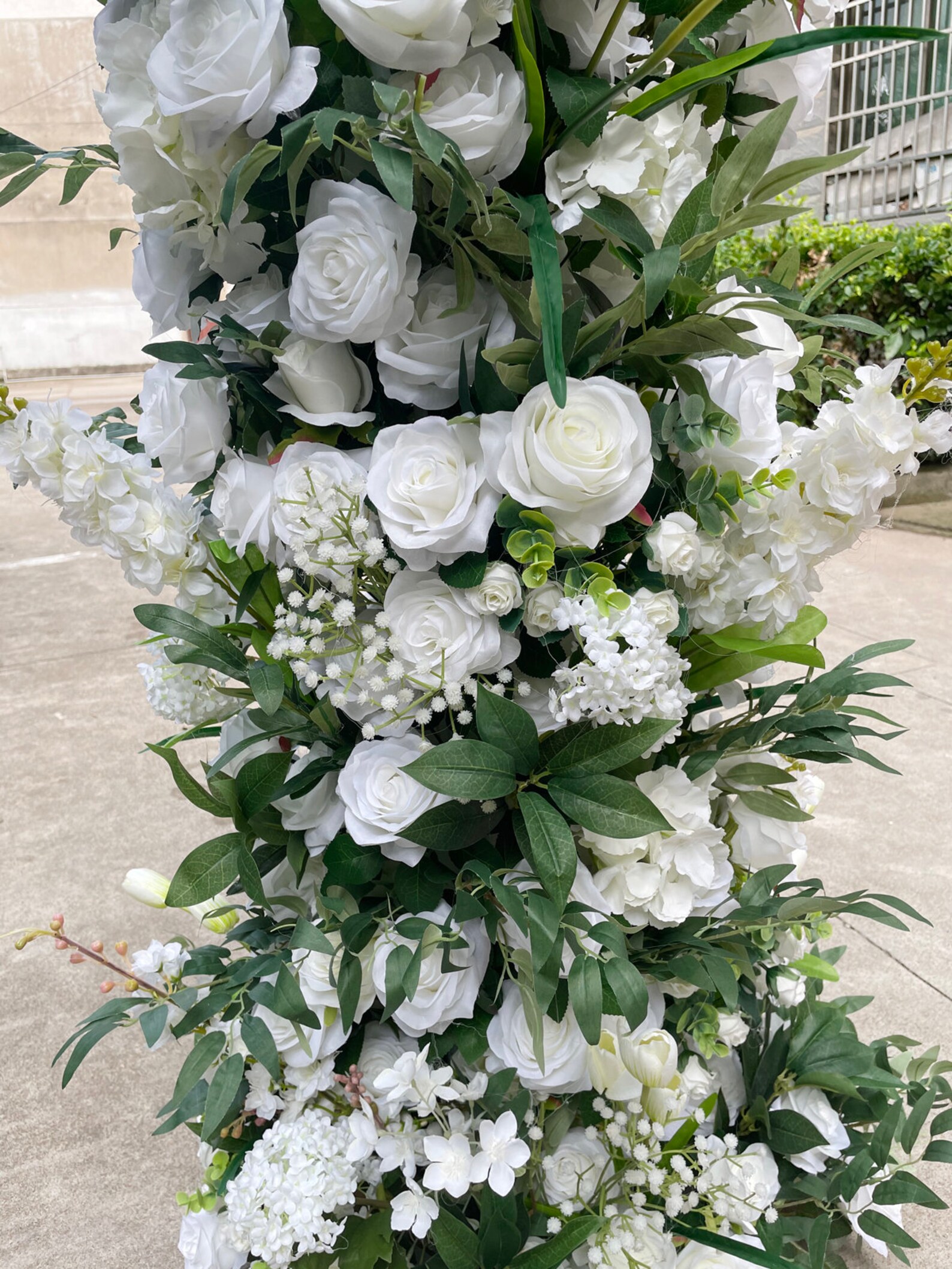 White Flower Arch With Stand ,wedding Arches for Ceremony Flower ...