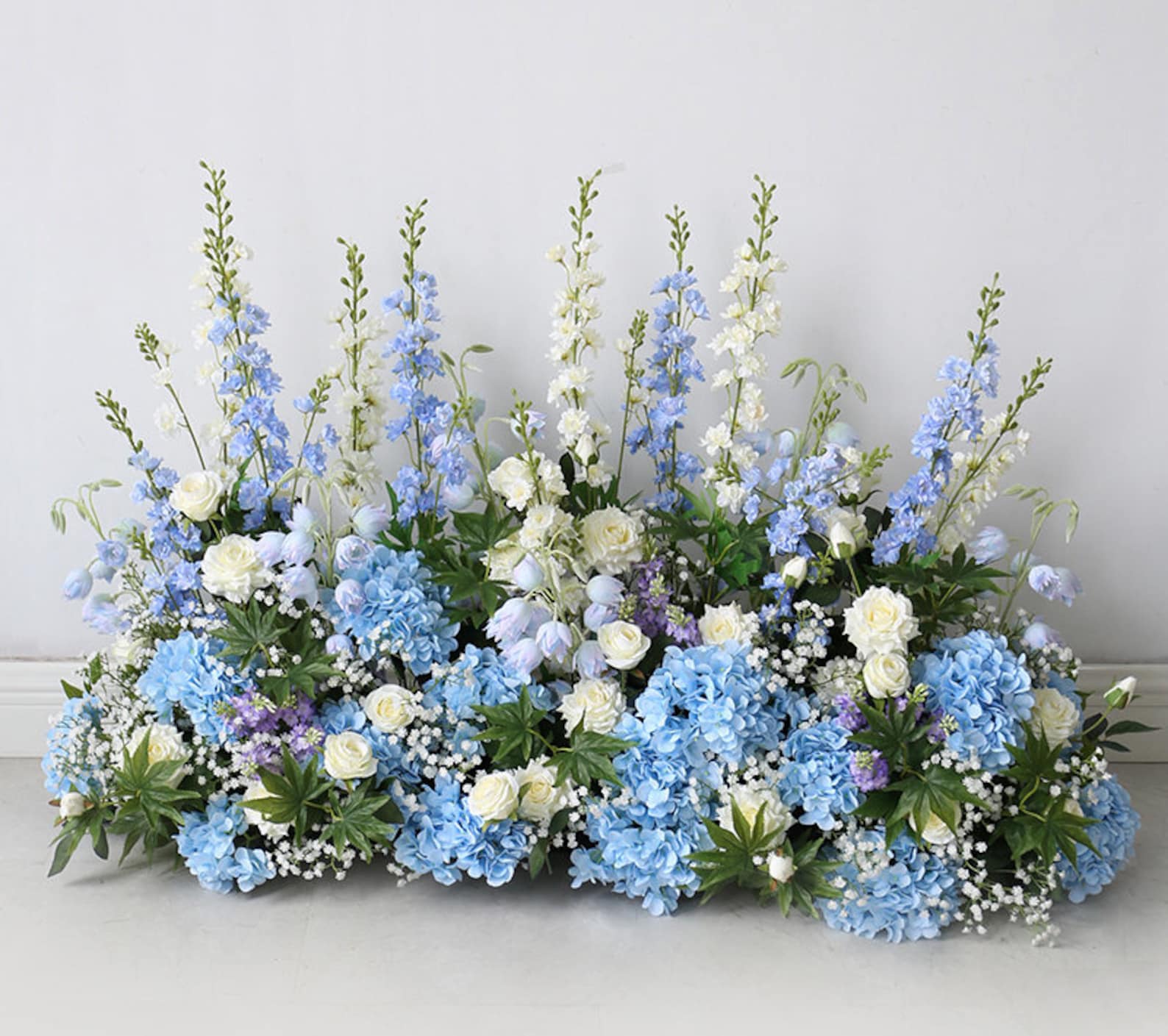 Blue Flower Centrepiece Floral Centrepiece Wedding Centrepiece Large ...