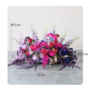 Purple Flower Arch ,wedding Arches for Ceremony Flower Backdrop Floral ...