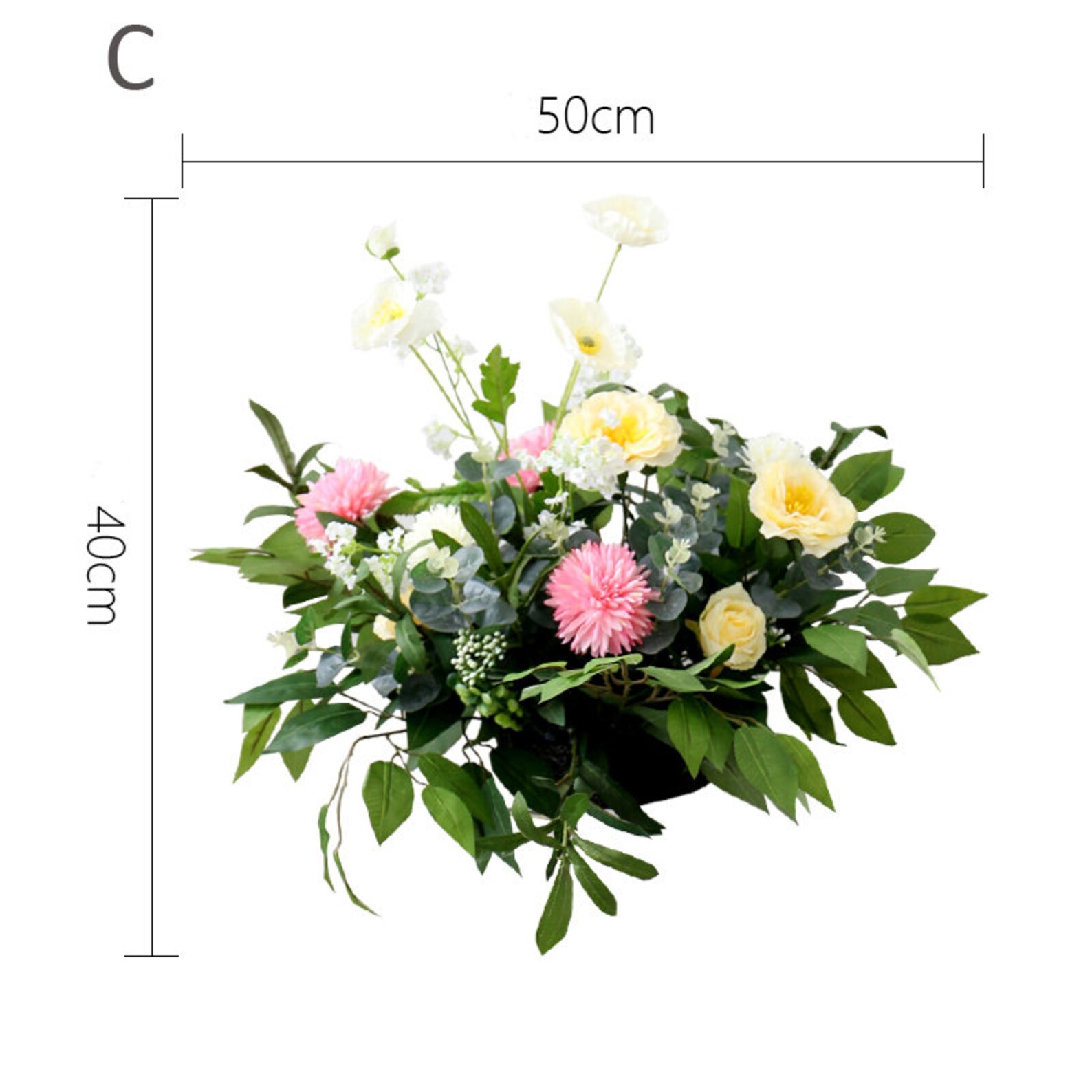 Pink Flower Wedding Top Table Decoration Wedding Centerpiece - Etsy
