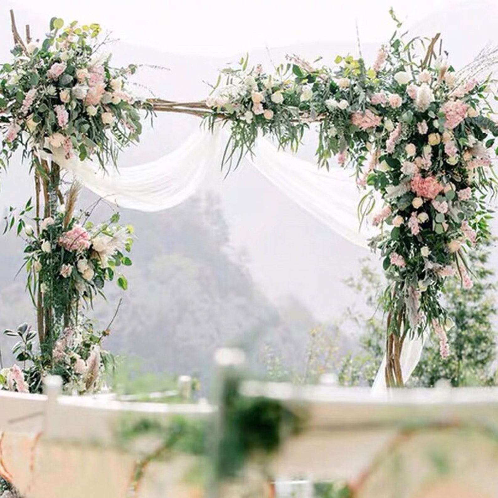 Round Arch Flower Backdrop for Photography Wedding Archway - Etsy