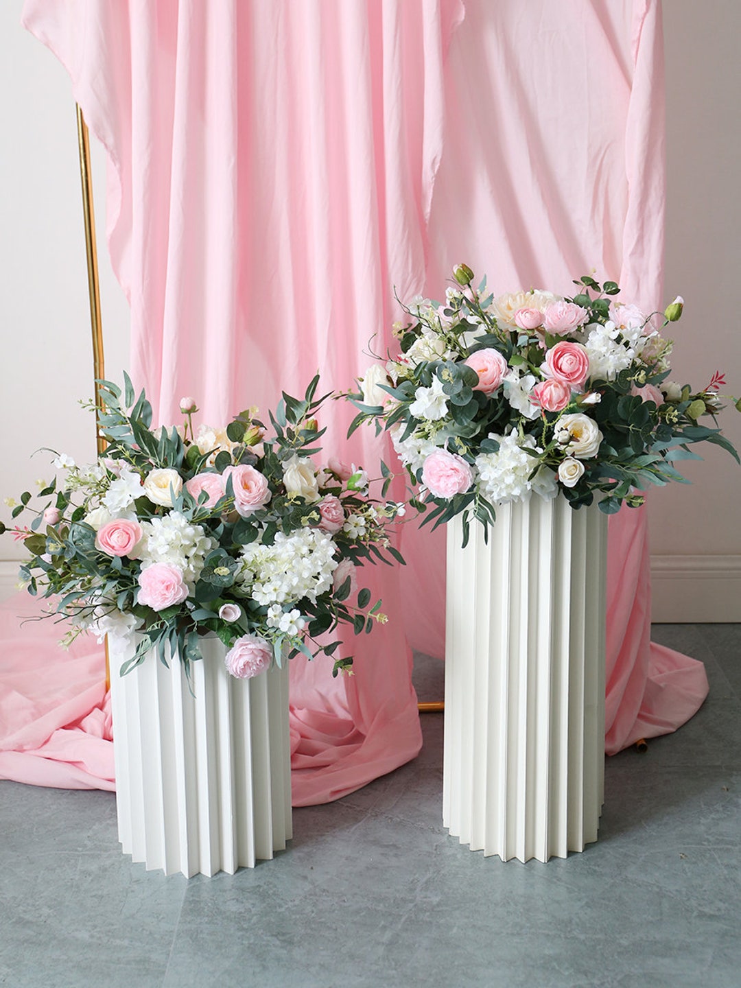 Pink Table Centerpieces for Wedding Top Table Decorative Artificial ...