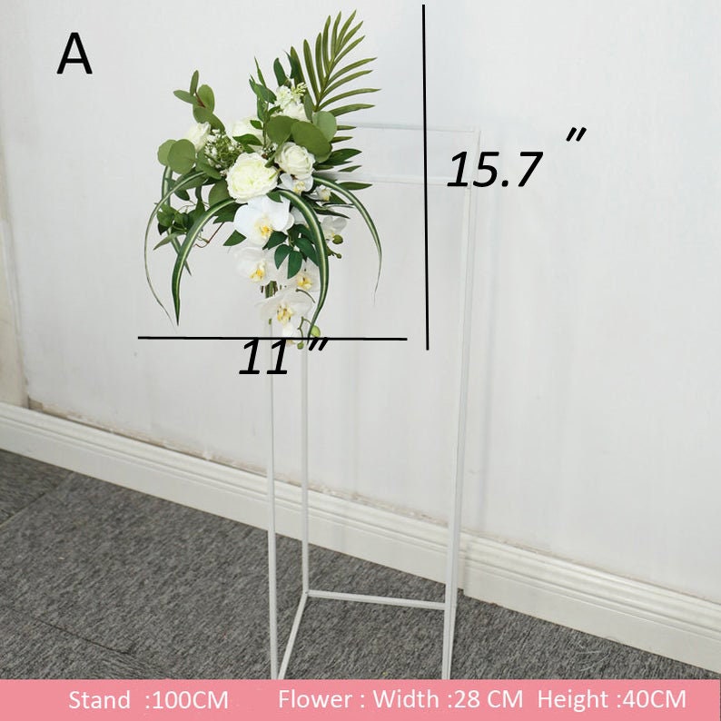 White Flowers Wedding Floral Table Decoration Wedding Centerpiece ...