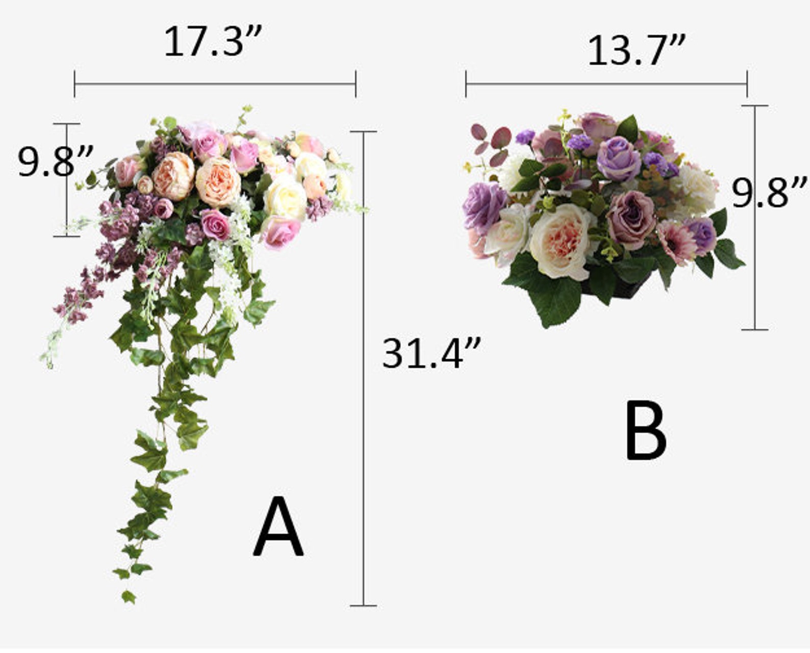 Fake Flowers Wedding Table Decoration Wedding Centerpiece - Etsy