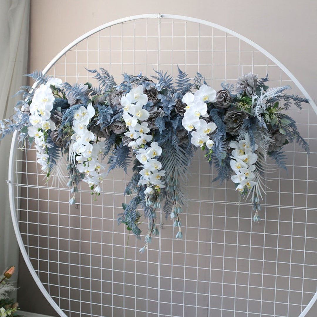 Circle Wedding Arch Flowers , Wedding Corner Swag, Wedding Backdrop ...