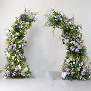 Artifical Flower Arch With Stand, Wedding Arches for Ceremony Greenery ...