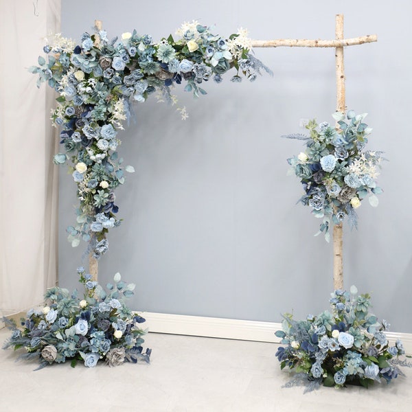 Wedding Arch Flowers Blue - Etsy