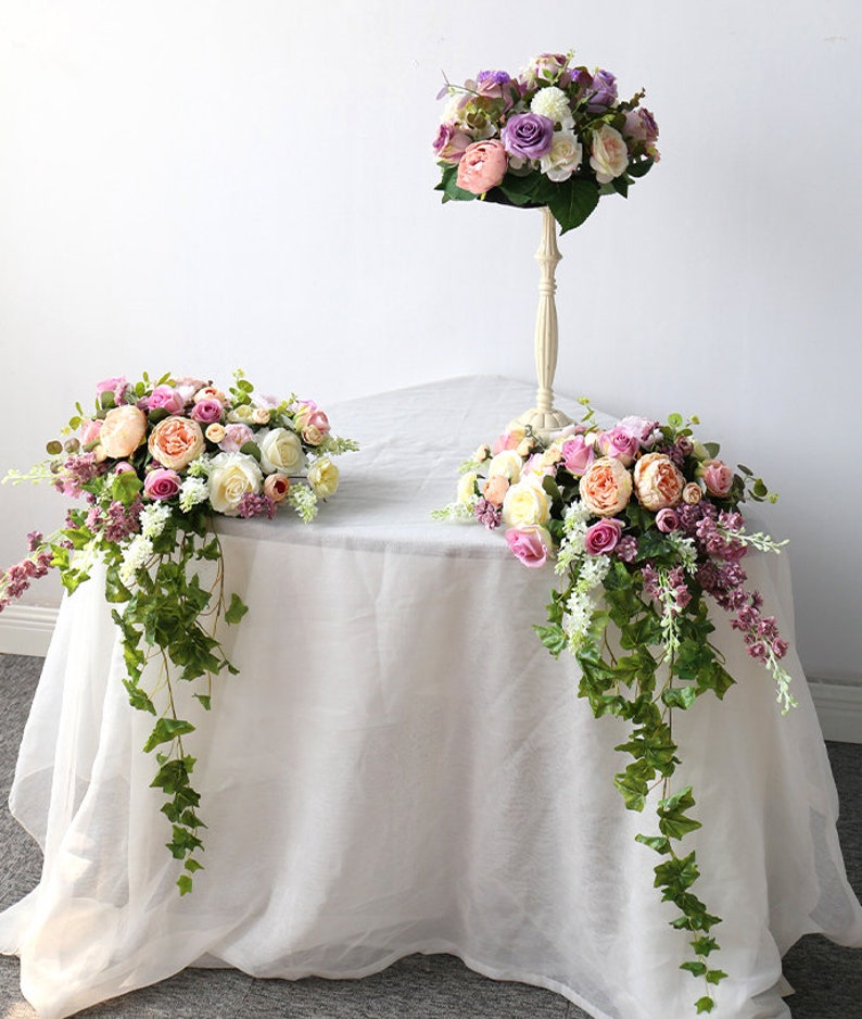 Fake Flowers Wedding Table Decoration Wedding Centerpiece - Etsy