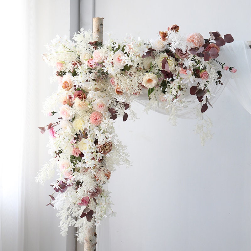 Wedding Archway Flower Wedding Corner Swag Outdoor Wedding - Etsy