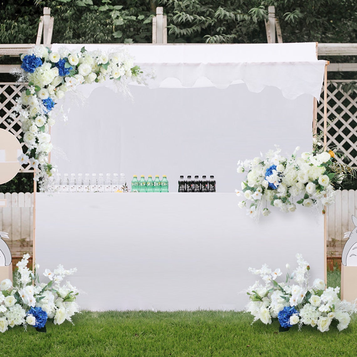 Circle Wedding Arch Flowers Wedding Corner Swag Wedding - Etsy