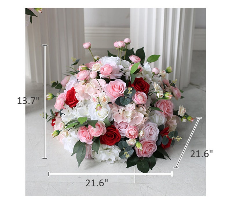 Pink Flower Wedding Flowers Top Table Decoration Wedding Centerpiece ...