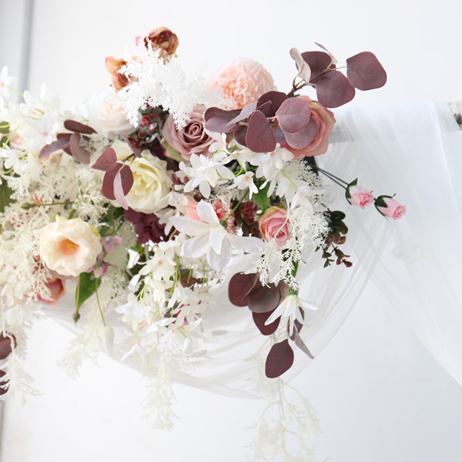 Wedding Archway Flower Wedding Corner Swag Outdoor Wedding - Etsy