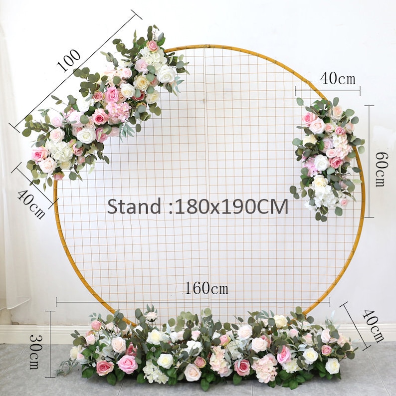 Round Arch Flower Backdrop Photography Wedding Archway - Etsy