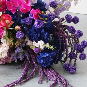 Purple Flower Arch ,wedding Arches for Ceremony Flower Backdrop Floral ...