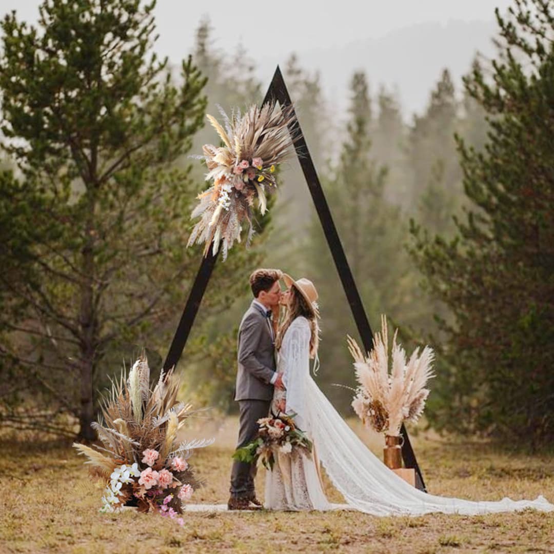 Vintage Wedding Archway Flower, Rustic Wedding Corner Swag, Outdoor ...