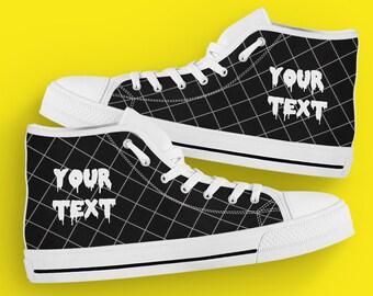 Custom Text Shoes - Etsy