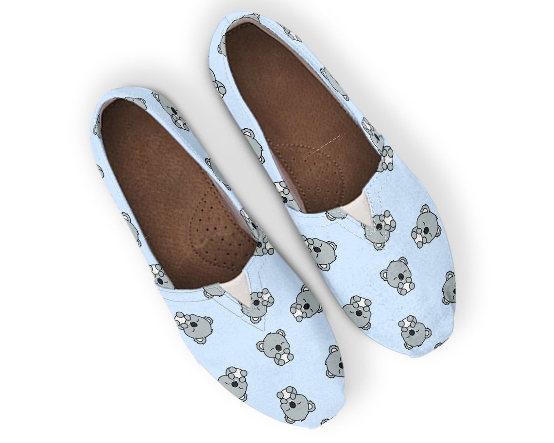 Womens Koala Shoes Koala Shoes Cute Shoes Canvas Women | Etsy