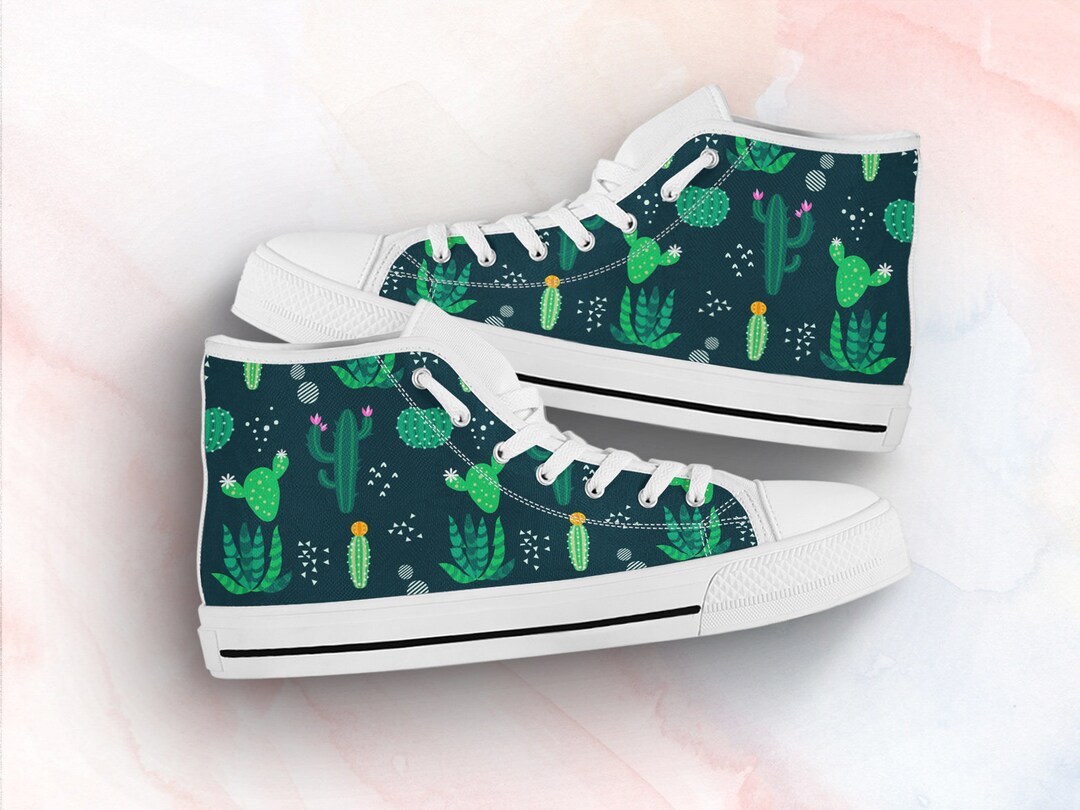 Zapatos de cactus verdes / Zapatillas Kawaii / Ropa linda / Regalos ...