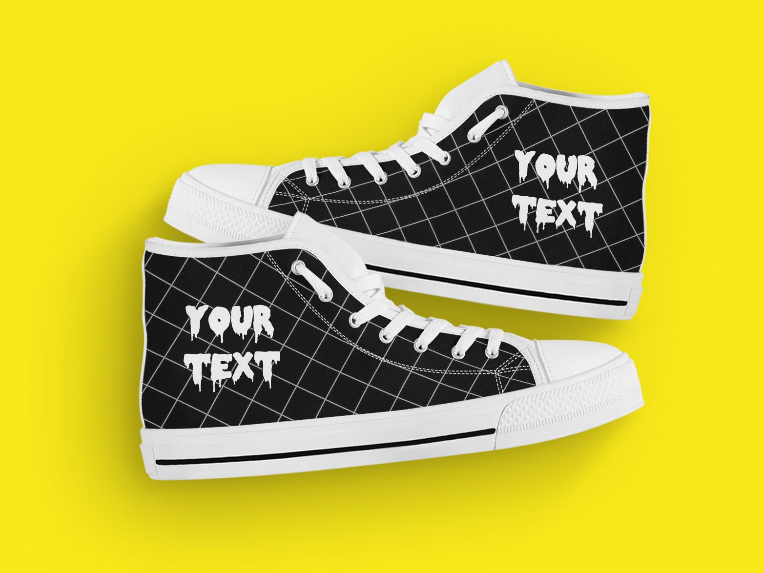 Custom Text Shoes Design Your Sneakers Personalized Shoes | Etsy