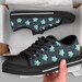 Turtle Printed Shoes Turtle Sneakers Cute Shoes Casual - Etsy