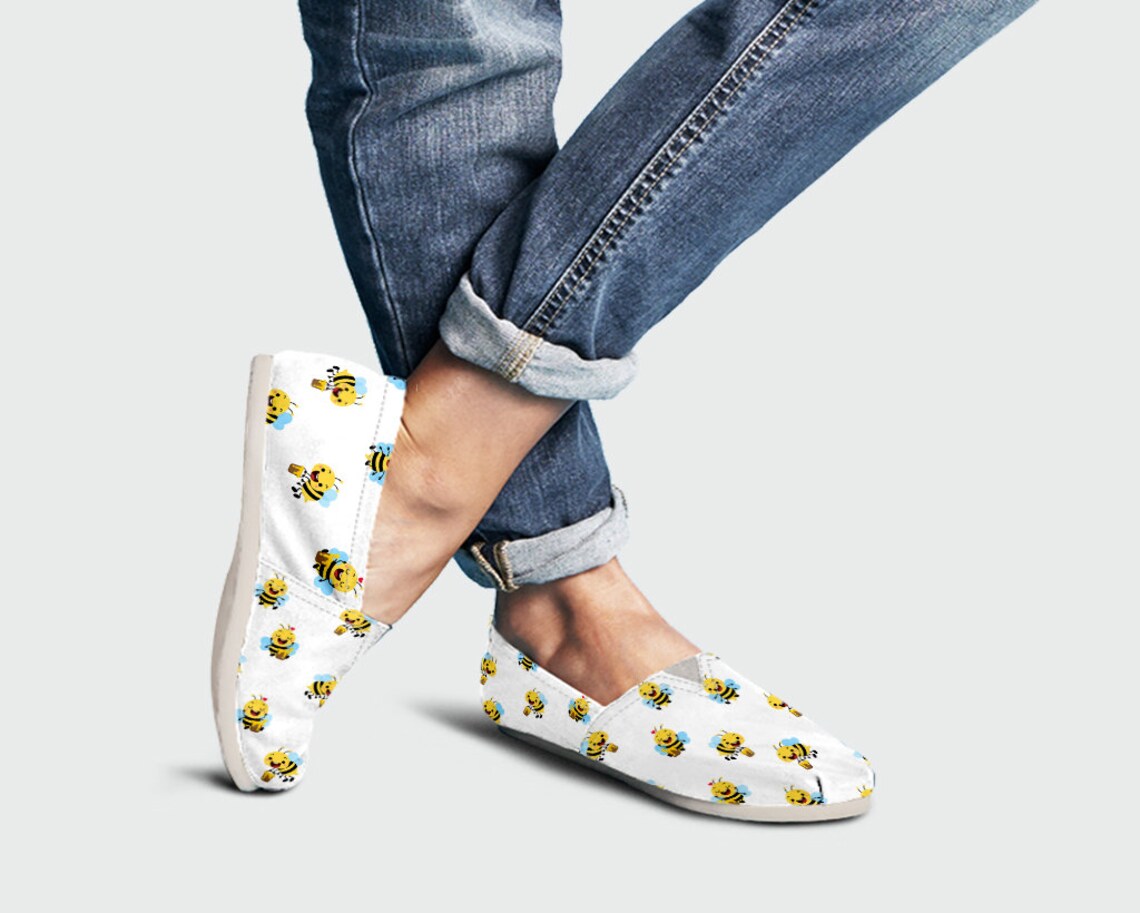 Honey Bee Womens Casual Shoes Bee Shoes Womens Shoes - Etsy