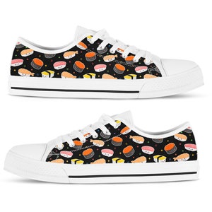 Cute Sushi Shoes Sushi Sneakers Sushi Shoes Casual Shoes Sushi Gifts ...