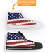US Flag Shoes American Flag Sneakers America Flag Shoes United States ...