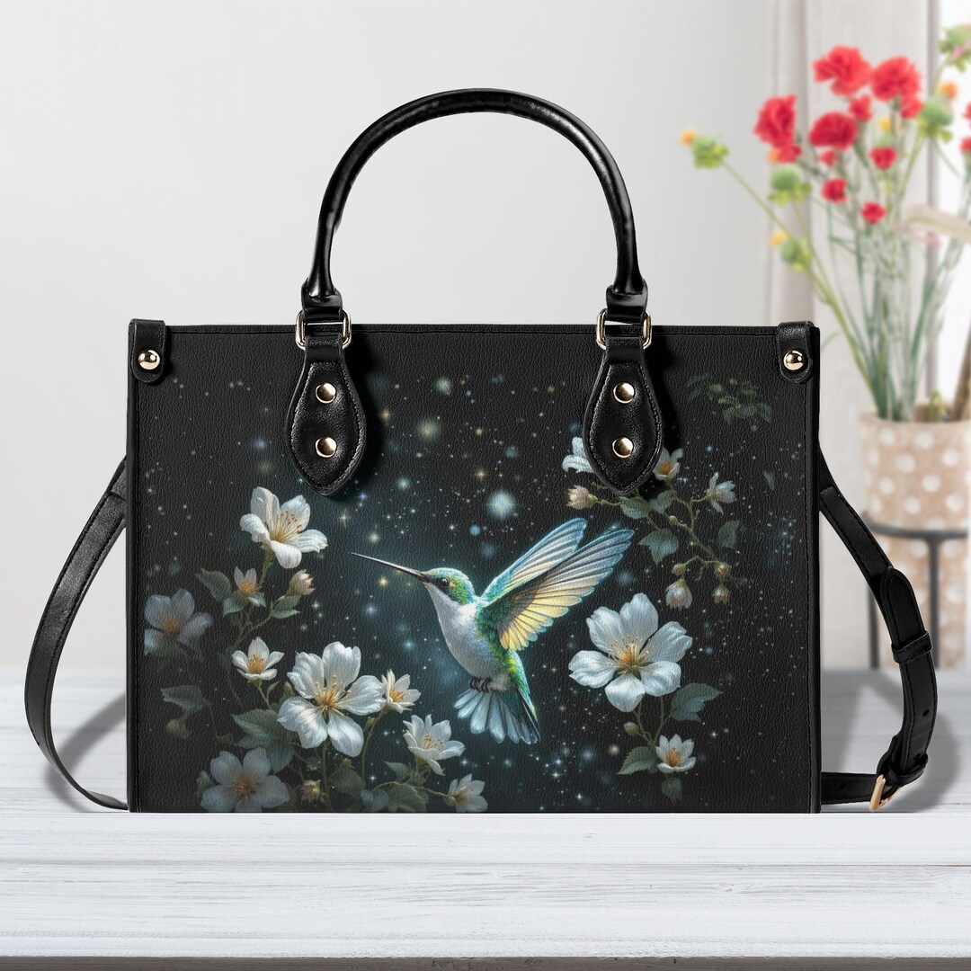 Celestial Blossom Hummingbird Bag Cute Crossbody Bag Unique Purse Cute ...