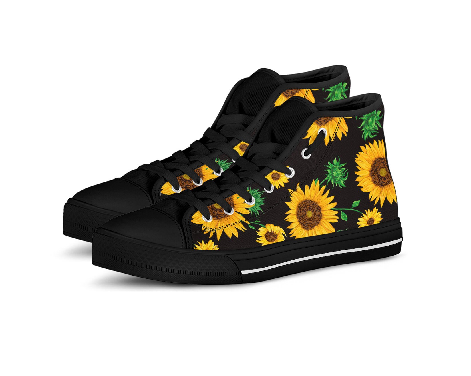 Custom Sunflower Shoes Sunflower Sneakers Cute Shoes - Etsy