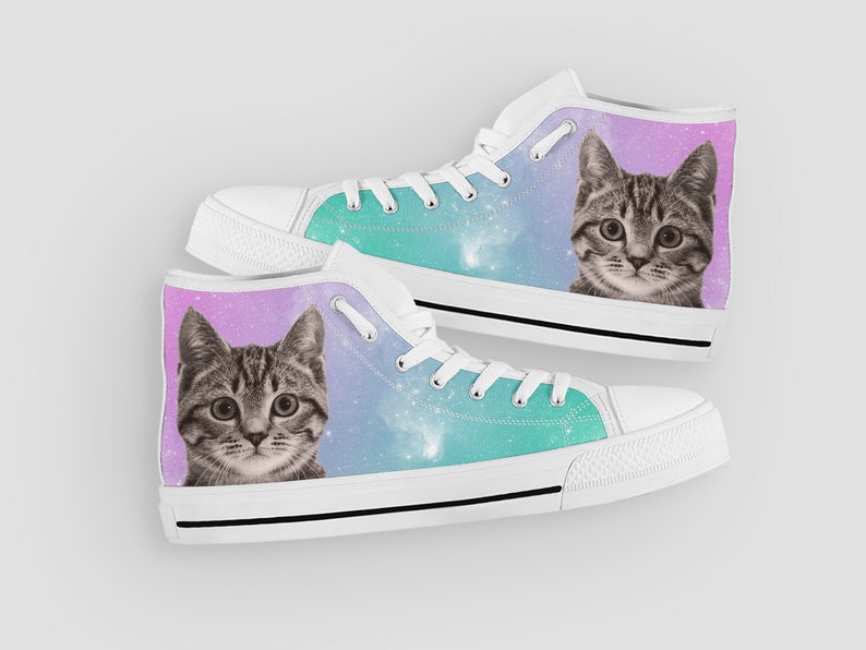 Cat Face Shoes Custom Pet Shoes Design Your Own - Etsy