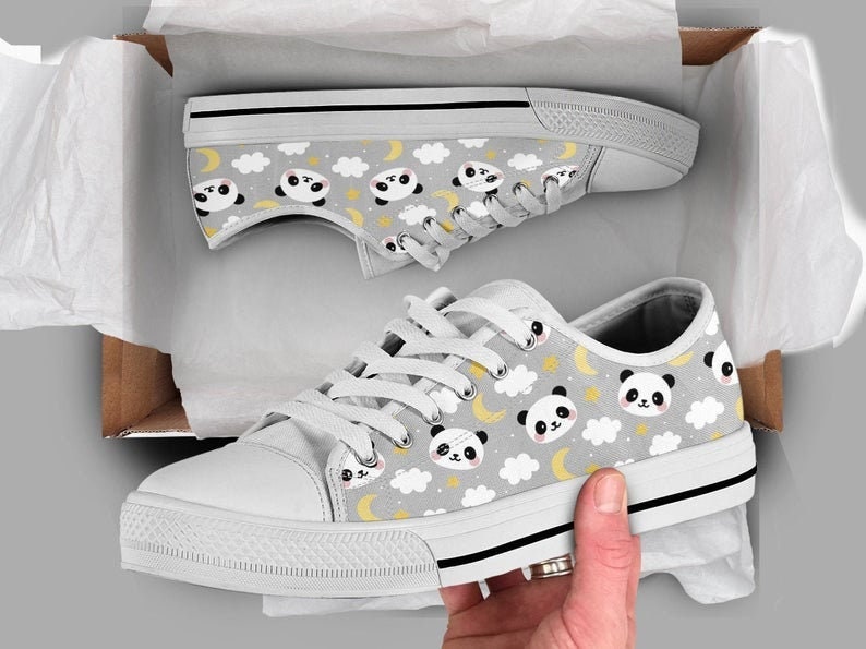 Cute Panda Shoes Panda Sneakers Cute Shoes Casual Shoes - Etsy