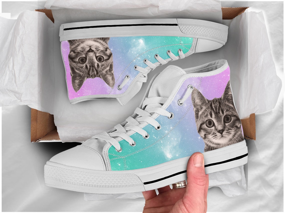 Cat Face Shoes Custom Pet Shoes Design Your Own - Etsy