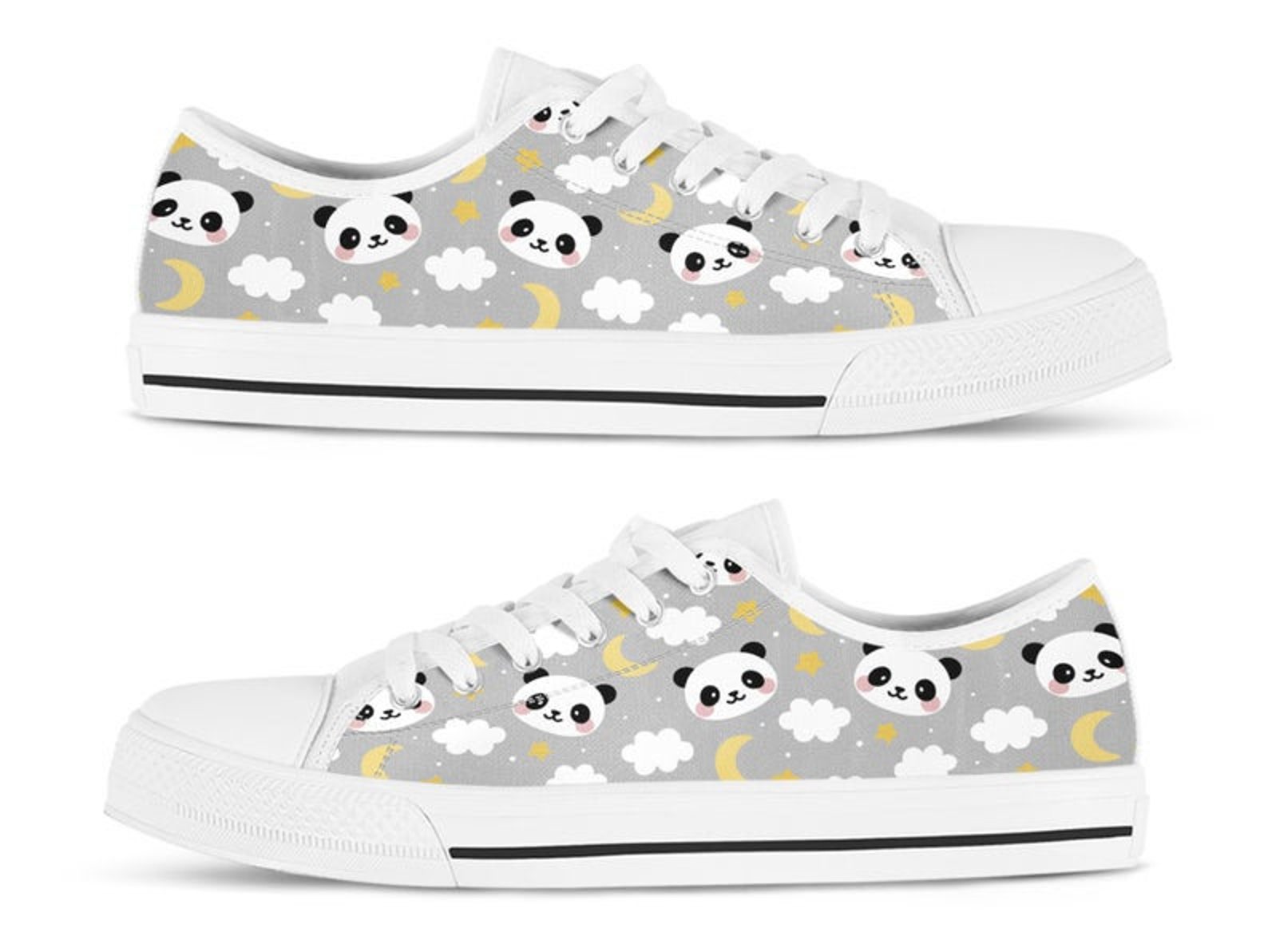 Cute Panda Shoes Panda Sneakers Cute Shoes Casual Shoes - Etsy