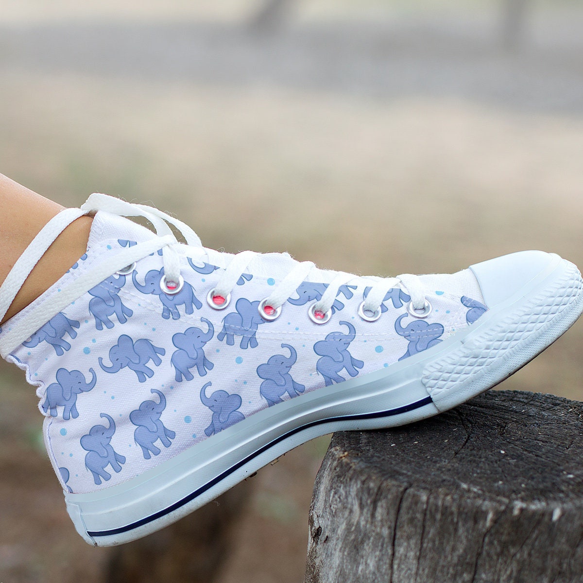 Happy Elephant Shoes Elephant Sneakers Cute Clothing - Etsy