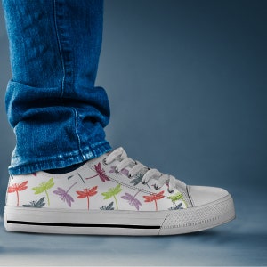 Dragonfly Shoes - Sneakers | Women Shoes | Dragonfly Print | Dragonfly ...