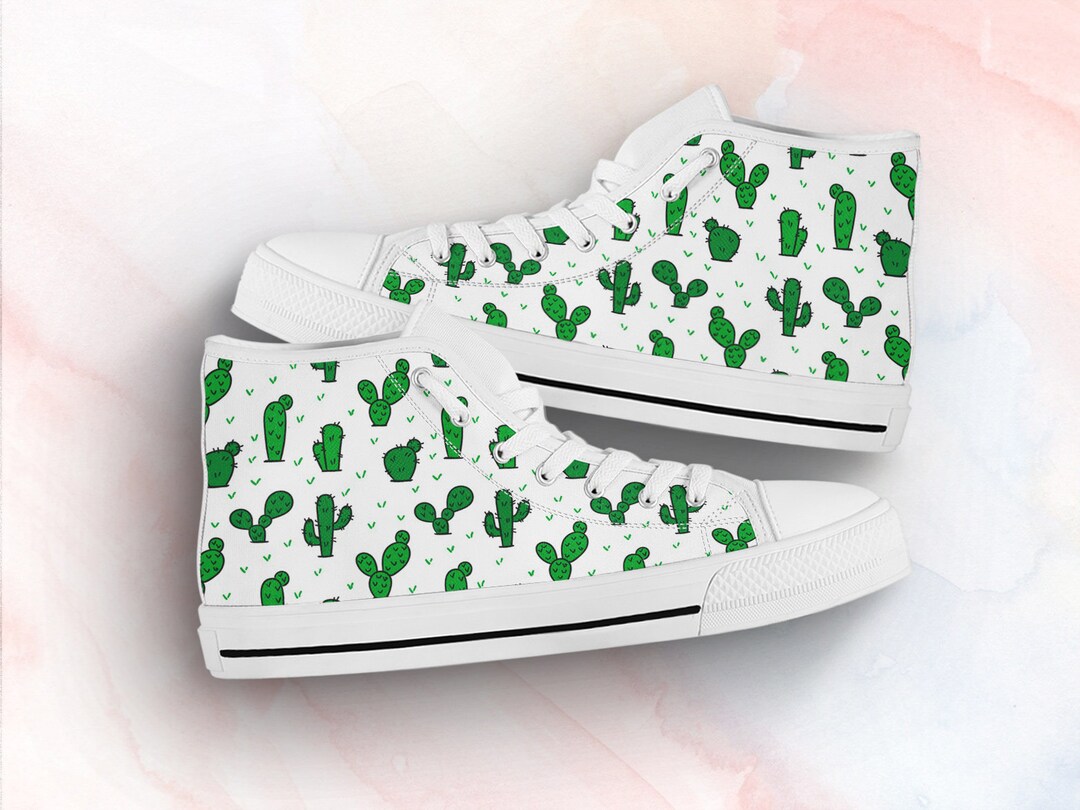 Cactus Plant Shoes Kawaii Sneakers Cute Clothing Cactus Lover Gifts ...